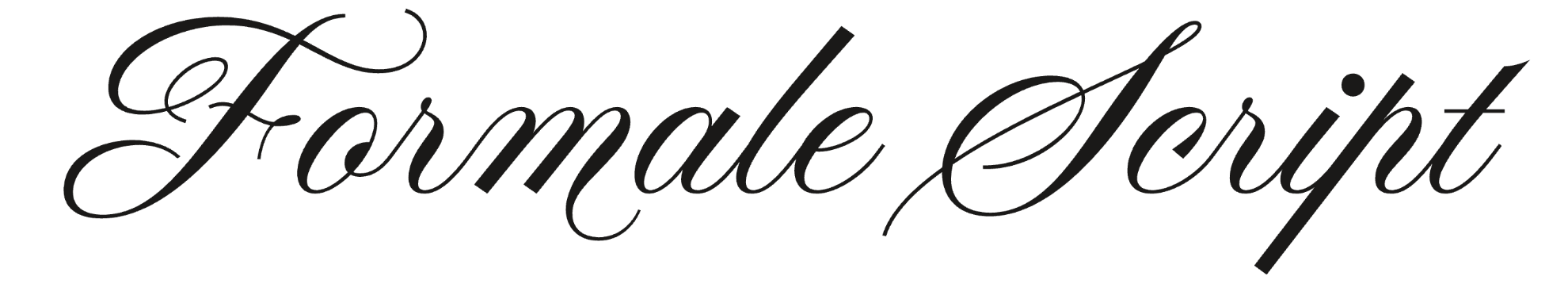 Formale Script | Font from Mans Greback